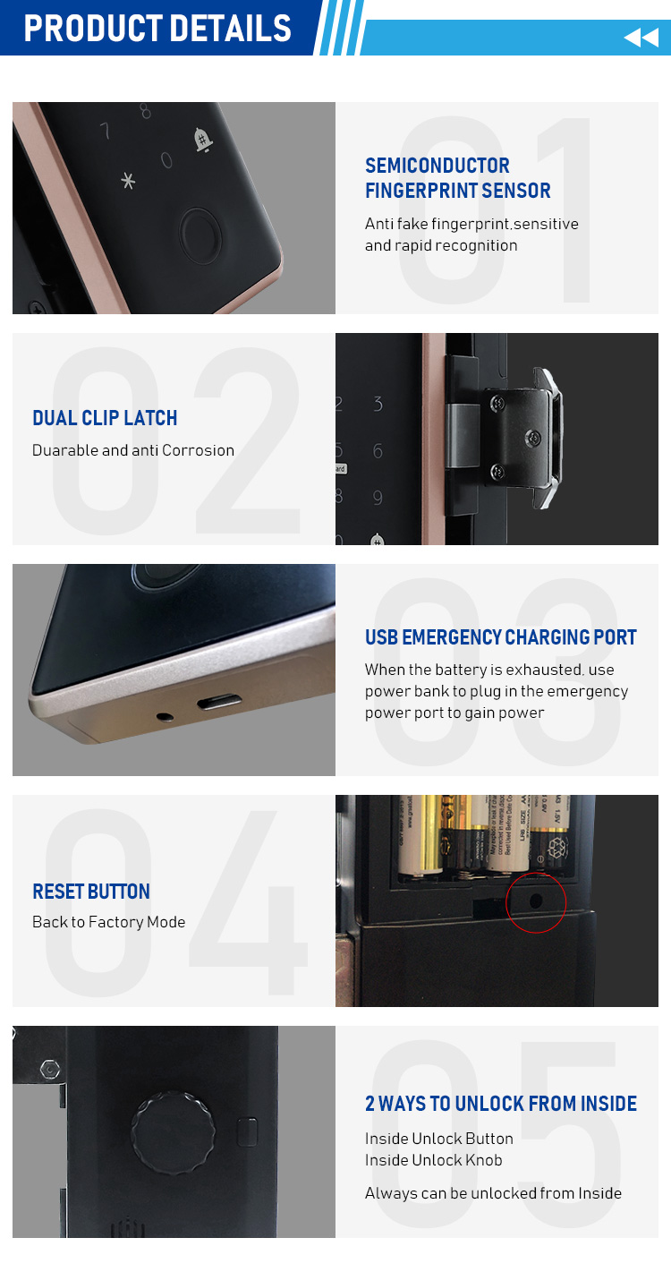 China G3 – Glass Door Lock App Fingerprint Remote Unlocking Full ...